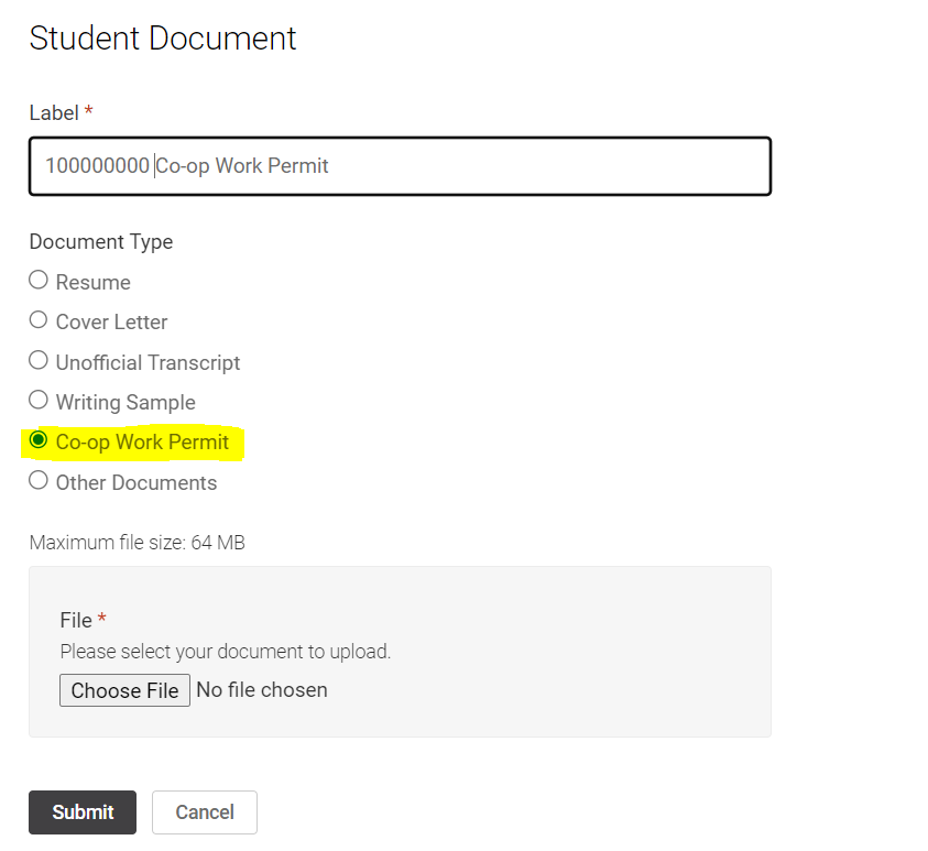 Co-op Work Permit Submission | KPU.ca - Kwantlen Polytechnic University