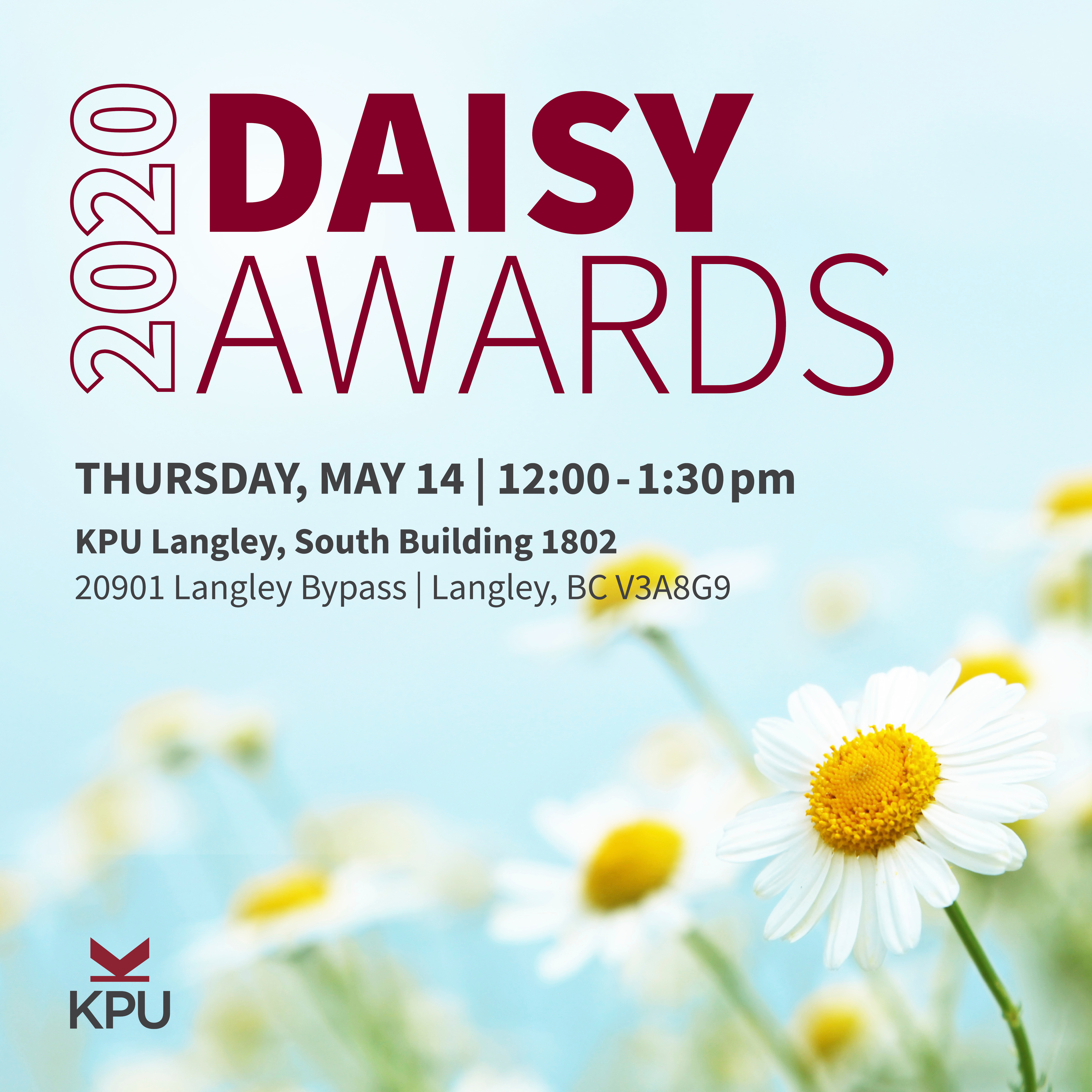 DAISY Awards | KPU.ca - Kwantlen Polytechnic University