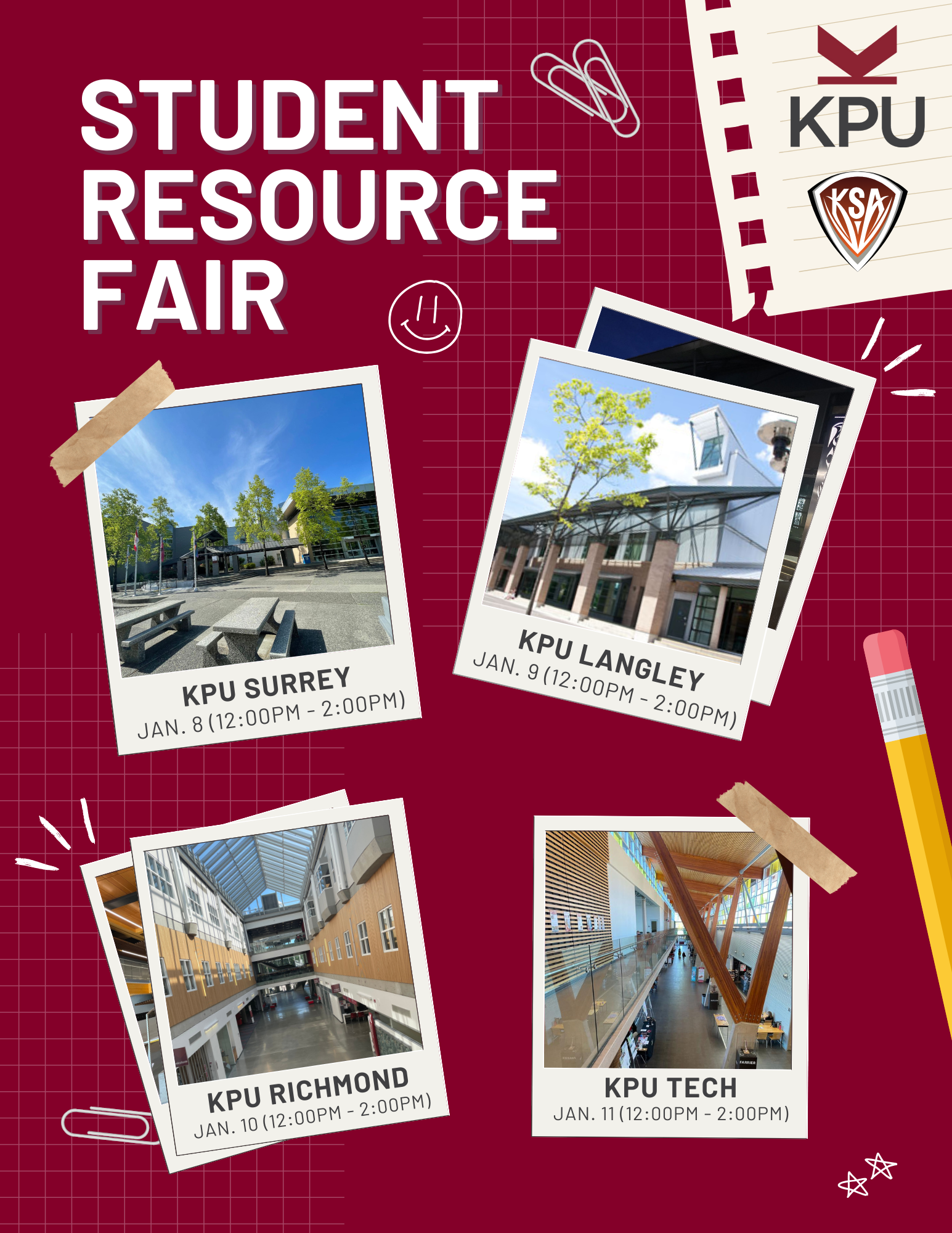 KPU Arts @ KPU Orientation Student Resource Fair | Kwantlen Polytechnic ...